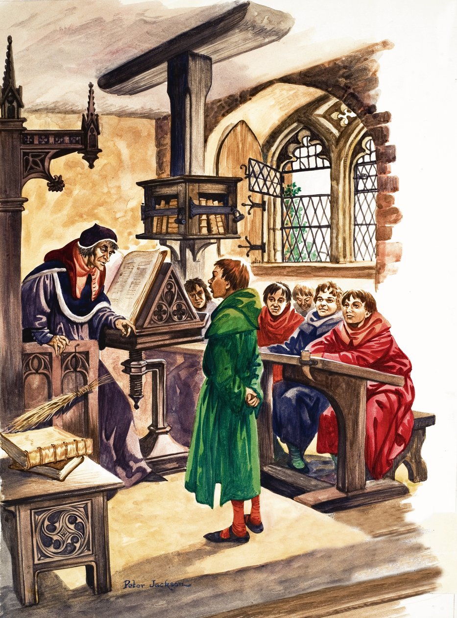 La meravigliosa storia della Gran Bretagna: Scuole nel Medioevo