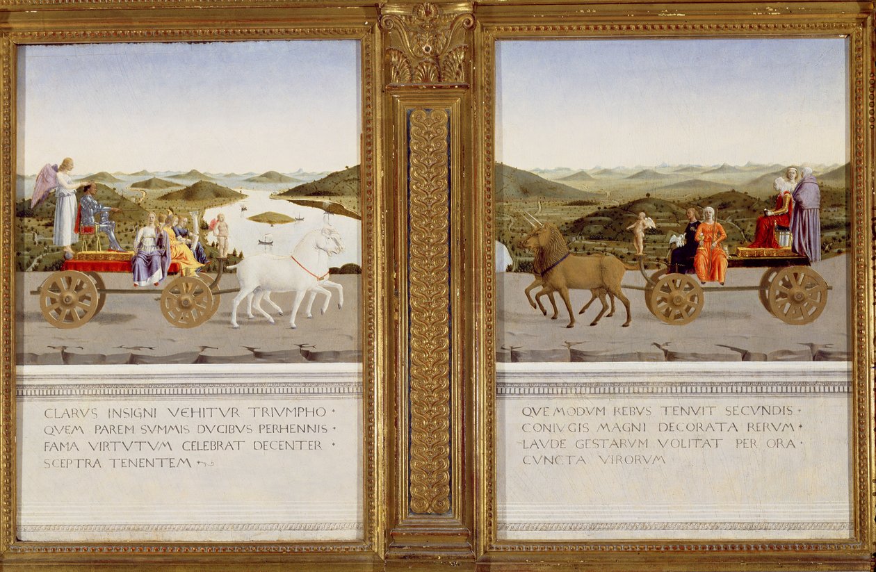 Trionfi allegorici di Federico da Montefeltro, Duca di Urbino e ...