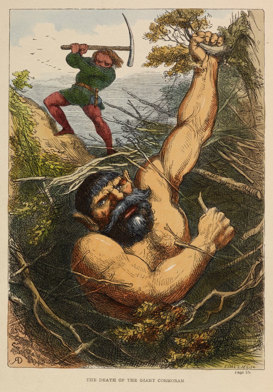 La morte del gigante Cormoran | Richard Doyle