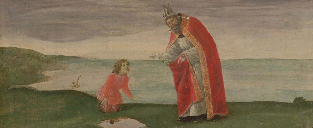 La visione di Sant'Agostino dall'Altare di San Barnaba, c.1488