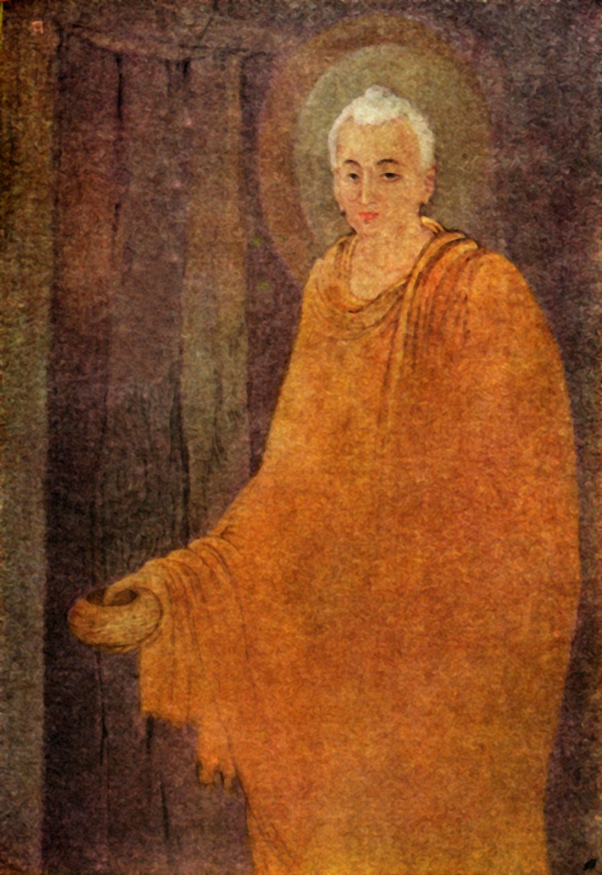 Dipinto Di Mendicante Indiano