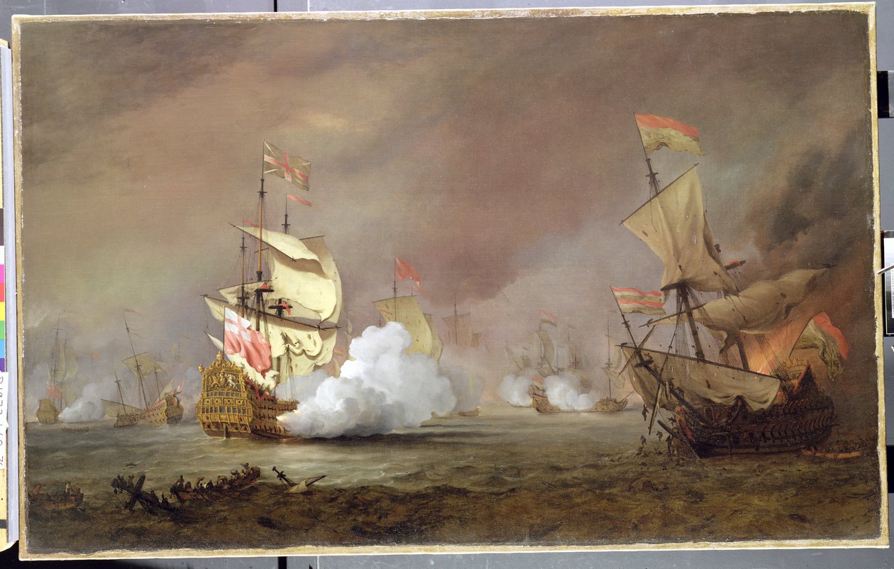 Battaglia navale delle guerre anglo-olandesi, c.1700