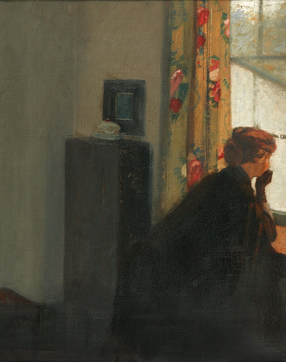 Alla finestra (olio su tela) | William Rothenstein