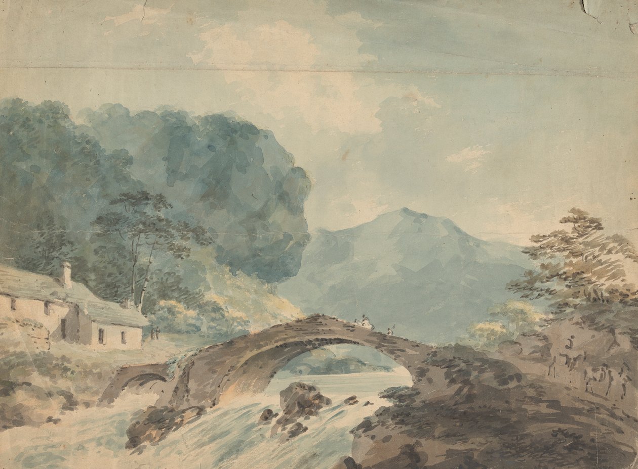 Ponte che attraversa il fiume | William Sawrey Gilpin