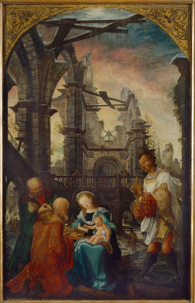 L Adorazione dei Magi, 1521 | Wolf Huber | Stampa d'arte