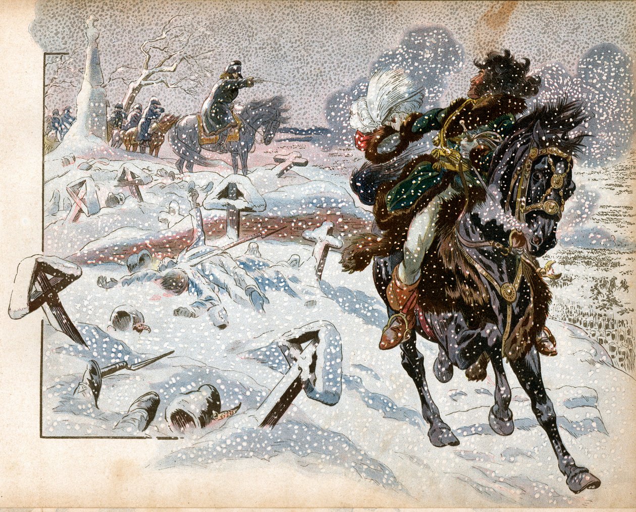 Joachim Murat alla battaglia di Eylau l'8 febbraio