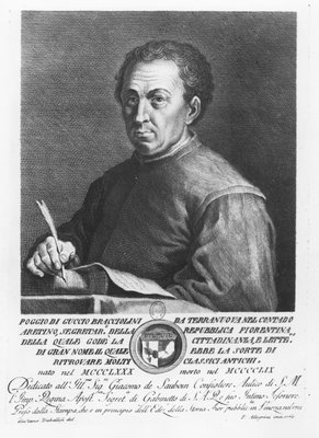 Ritratto di Poggio Bracciolini, 1769 | Stampa d'arte