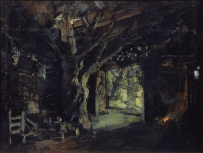 Scenografia per l'opera La Valchiria di R. Wagner, 1919