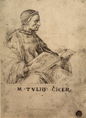 Cicerone; disegno di Raffaello. Gallerie dell&Accademia, Venezia